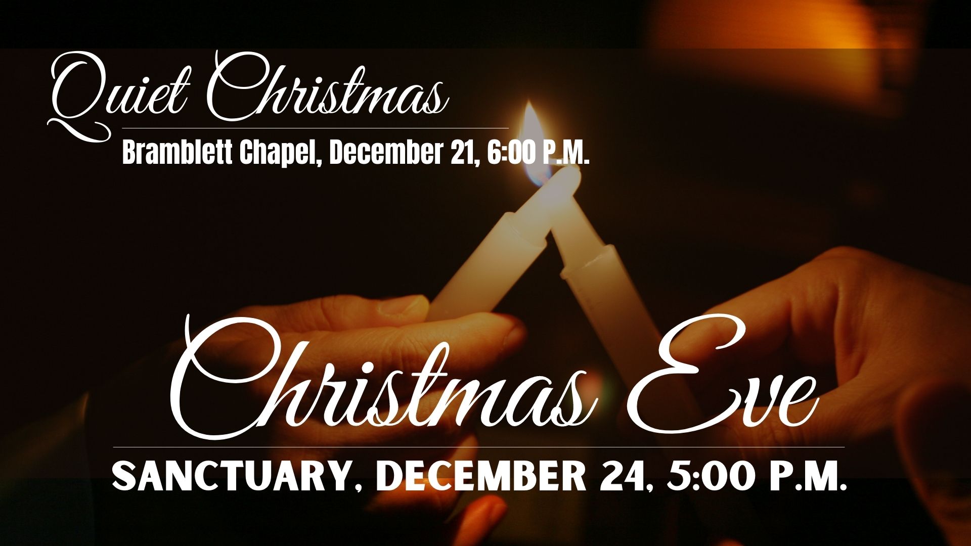 Christmas Events - First Baptist Church